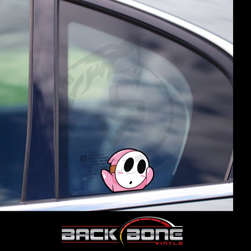 [READY STOCK] Cute GHOST Peeker Car Sticker Hologram Cute Peeking ...
