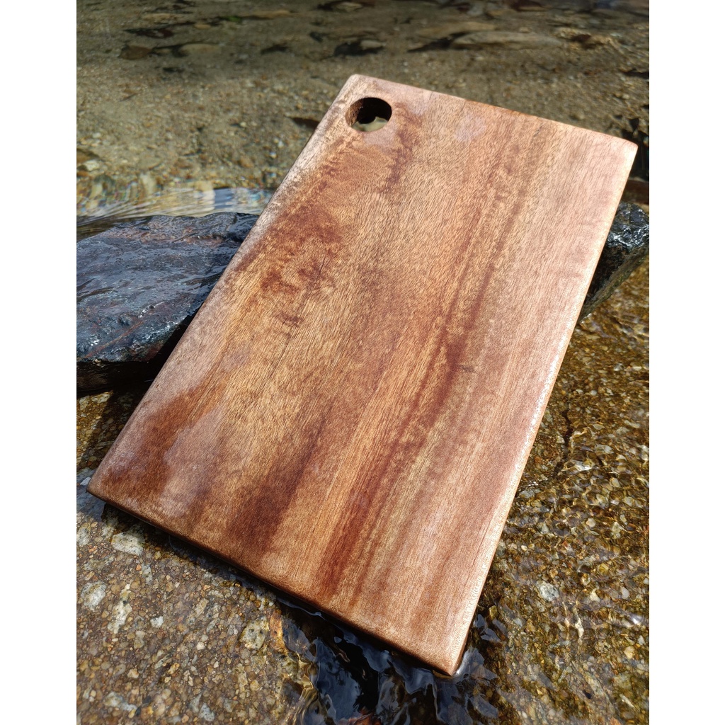 Papan Hiris Kayu Surian Batu SOLID HARDWOOD CUTTING CHOPPING BOARD ...