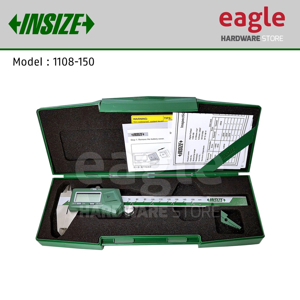Insize 1108-150 150mm ( 6" ) Digital Caliper | Shopee Malaysia