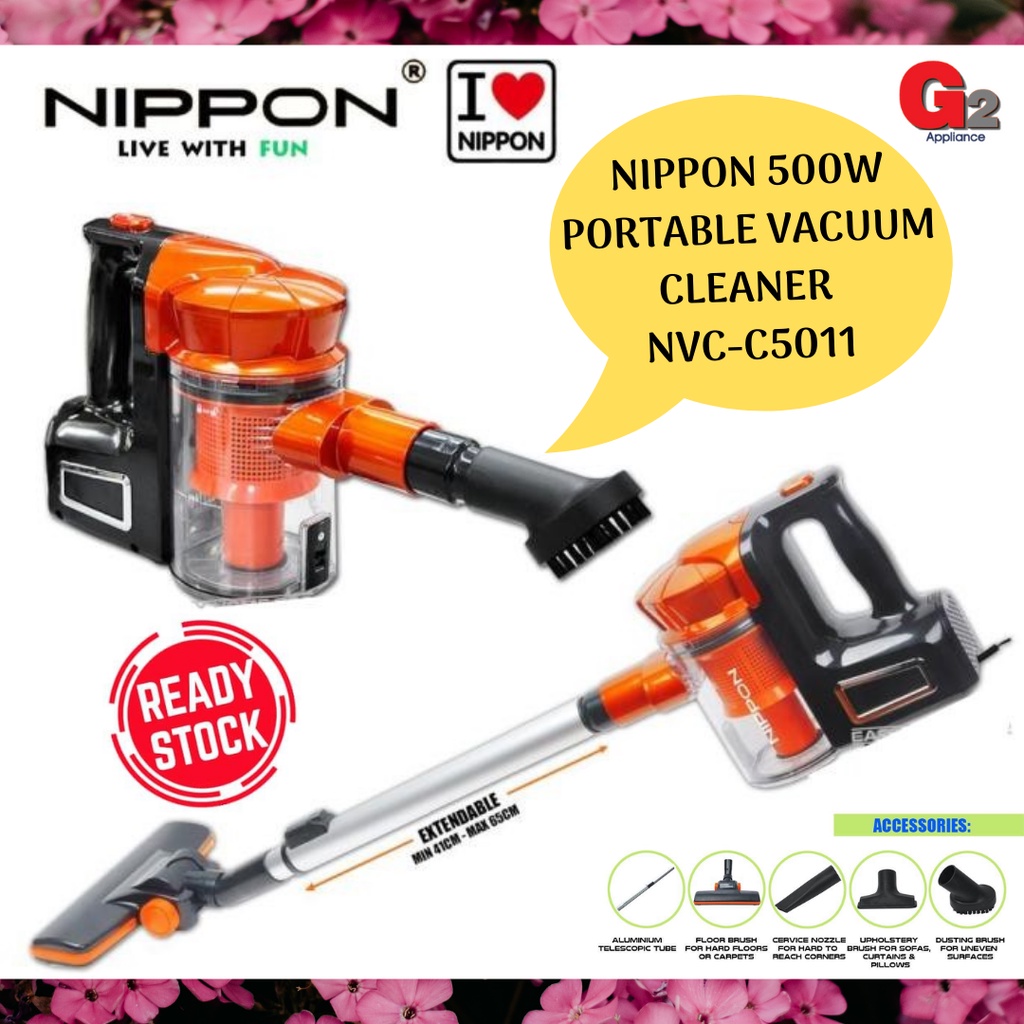 NIPPON MULTI CYCLONE HANDHELD VACUUM CLEANER NVC-C501 - READY STOCK ...