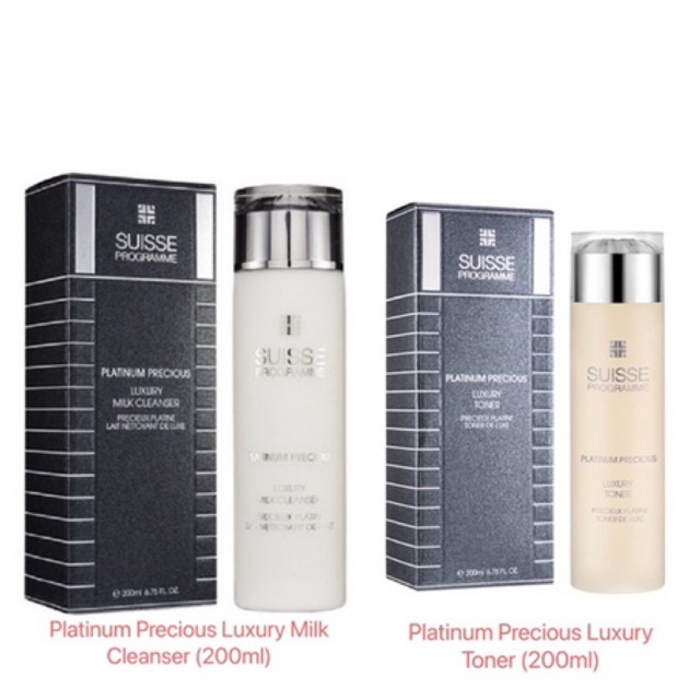 SUISSE PROGRAMME : Platinum Precious Luxury Milk Cleanser/Toner (200ml ...