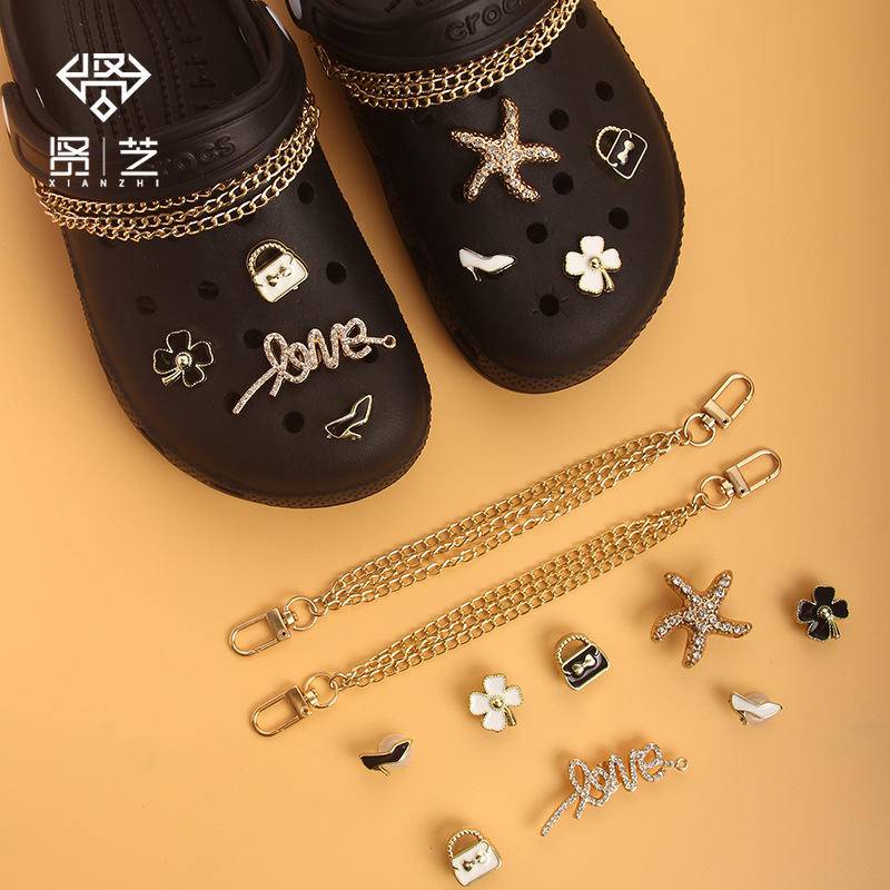 *starfish set*jibz set croc s charm Shoe Buckle Shoe Decoration Cute ...