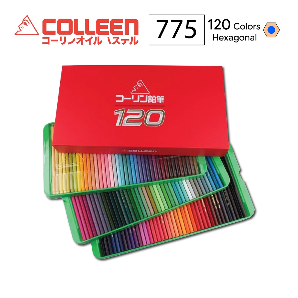 【COLLEEN】 775 Colour Pencil 120 Colors HIGH QUALITY NON TOXIC FOR ARTS ...