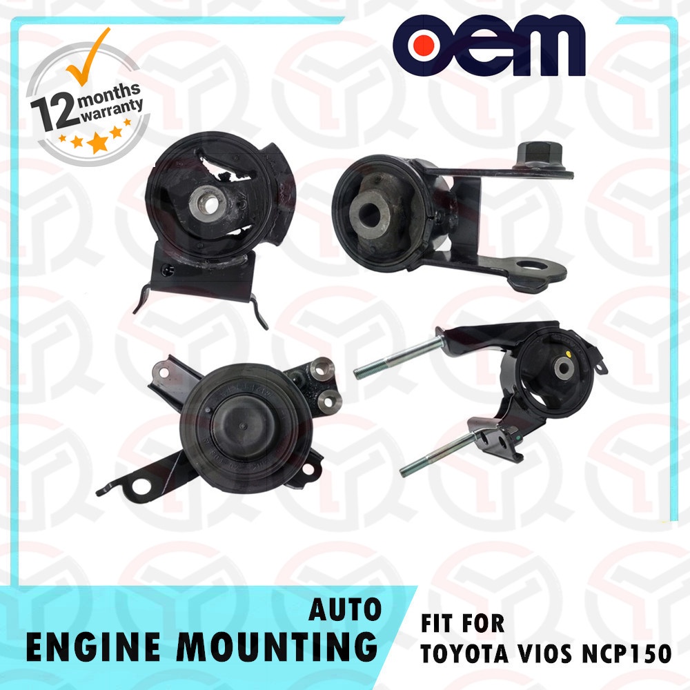 TOYOTA VIOS 1.5 NCP150 2013-2021 ENGINE MOUNTING SE ）(AUTO) (4 PIECE ...