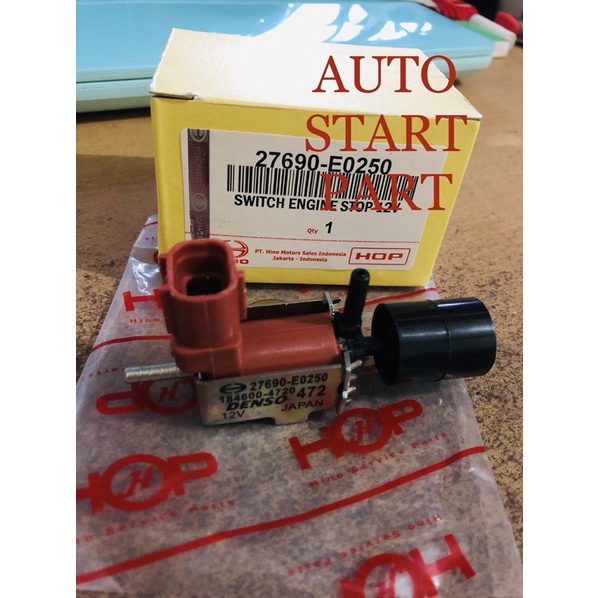 SWITCH ENGINE STOP 12V TOYOTA DYNA 125HT / 130HT / HINO DUTRO (HOP ...