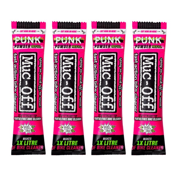 MUC OFF PUNK POWDER THE WORLD'S FIRST PLASTIC FREE BIKE CLEANER BICYCLE ...