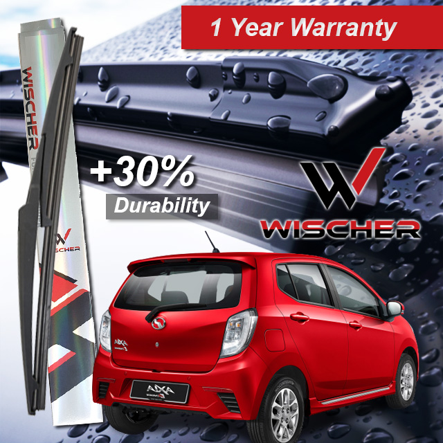 (Rear) Perodua Axia 2014 Original Wischer Nano-BOND Rear Back Wiper ...