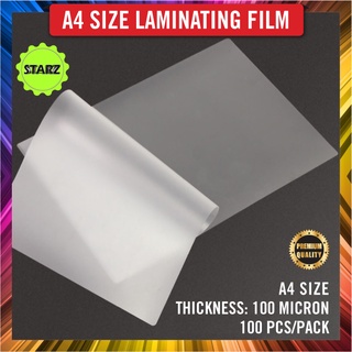 A4 LAMINATING FILM ASTAR 100pcs PREMIUM QUALITY LAMINATING FILM / Plastik Laminate A4 - READY ...