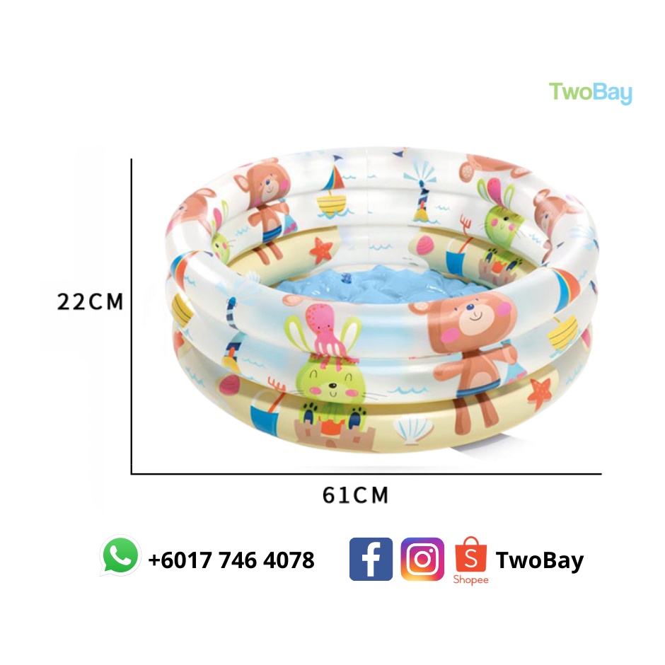SET COMBO Kolam Mandi Kanak-kanak Kolam Renang Kanak-kanak Dan Baby ...