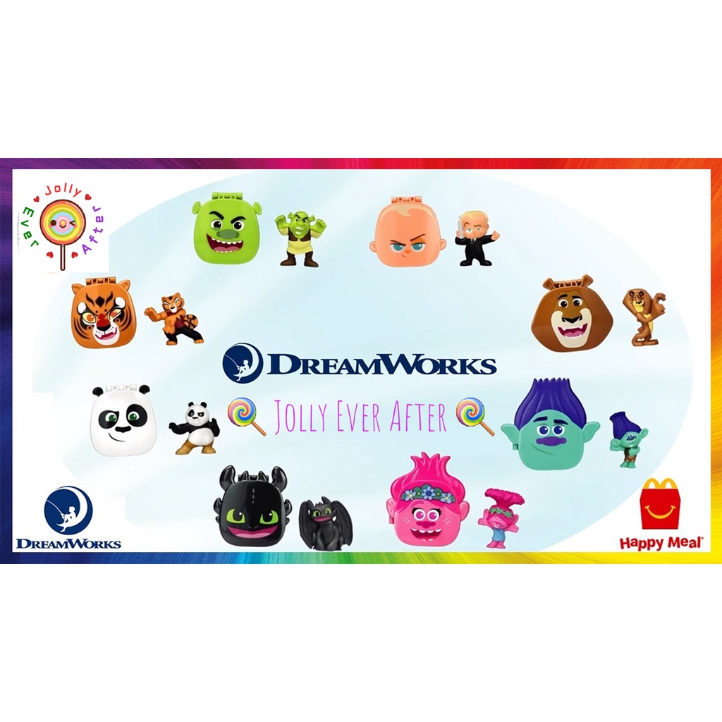 McDonald’s DreamWorks All-Stars Happy Meals Toys | Shopee Malaysia