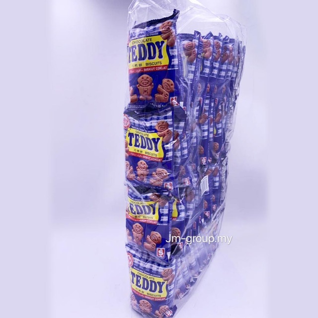 Teddy Chocolate Biscuits 14g x 40’s (Ready Stock) | Shopee Malaysia