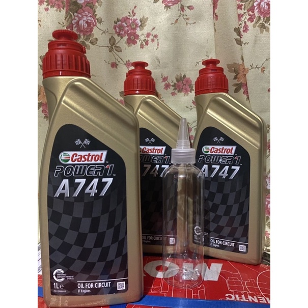 Castrol Power1 A747 Oil 1L & Motul 800 2T FL Road Racing Oil 1L ...