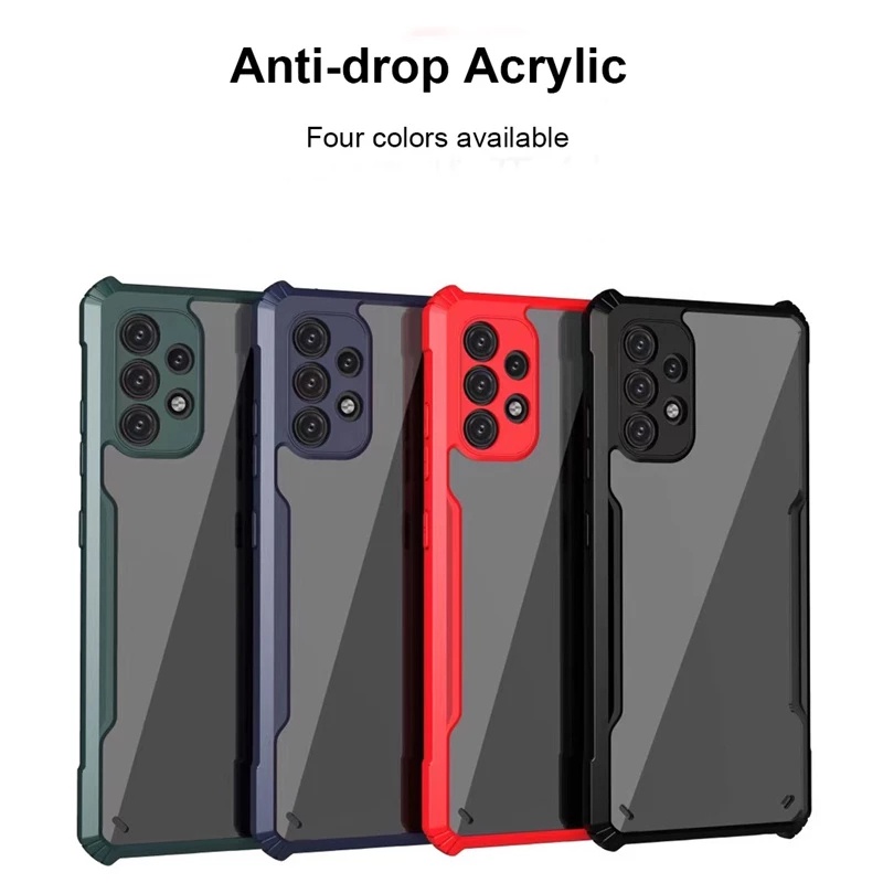 For Samsung Galaxy A06 A05 A05s A04 A04s A03 A03s Shock Case Clear Silicone Acrylic Cover ...