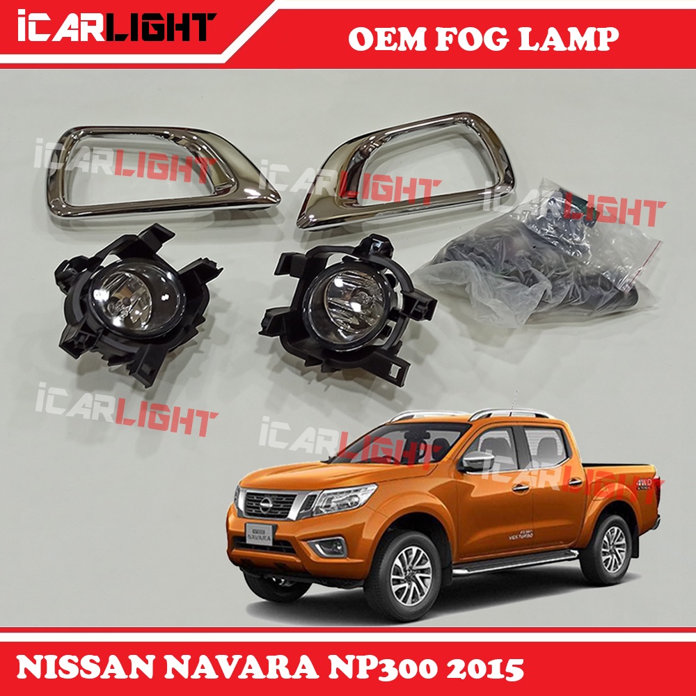 Nissan Navara NP300 2015 2016 2017 2018 Oem Fog Lamp 4x4 Navara 2.5 VL ...