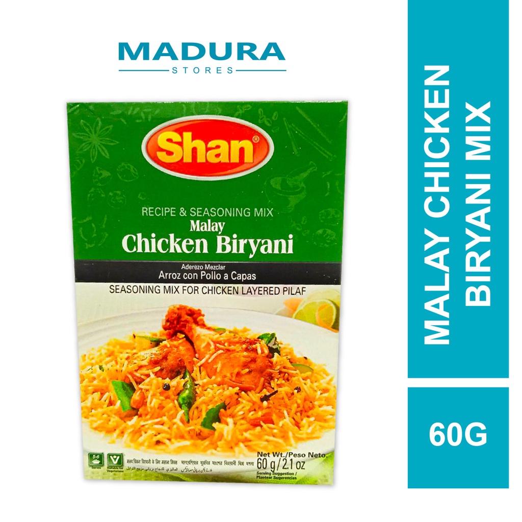 Shan Malay Chicken Biryani Mix 60g (Campuran Biryani Ayam Melayu ...