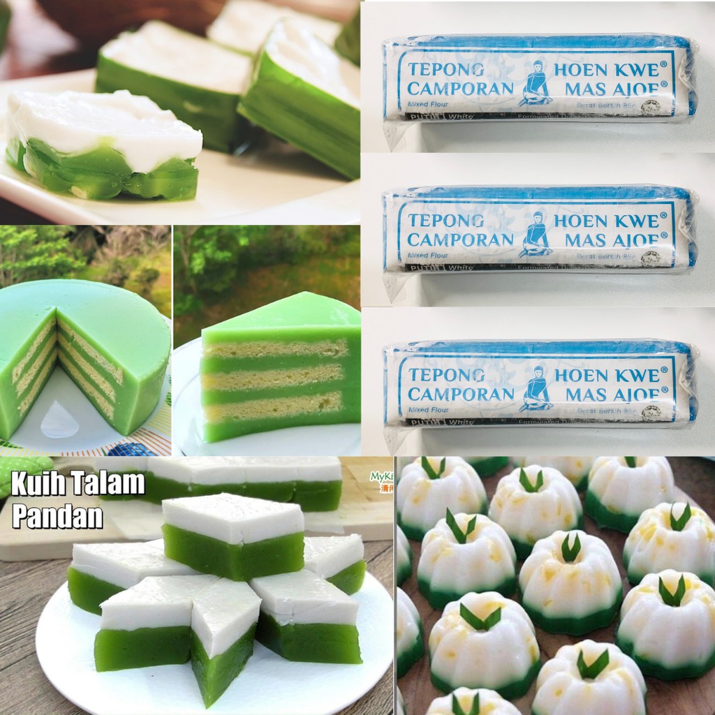 Tepung campuran Hoen Kwe Mas Ajoe/ Tepung Pelita Hoon Kuih (Ang Kwe ...