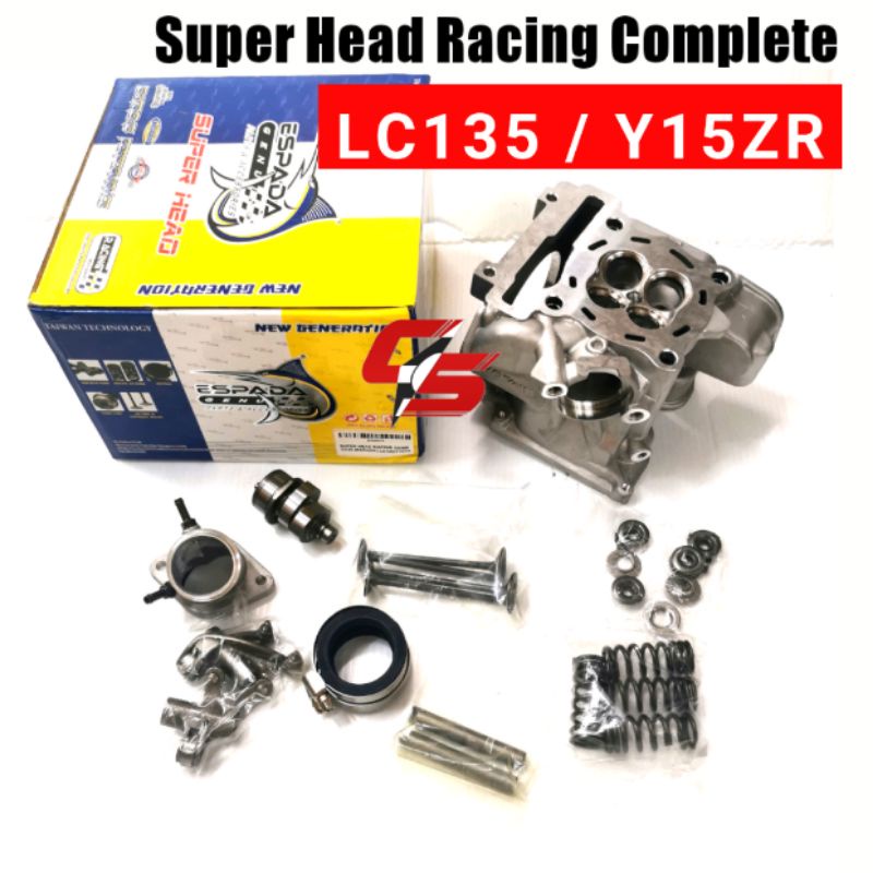 Espada Super Speed Head Complete Set CNC DIMPLE PORTING Y15 Y15ZR LC135 ...