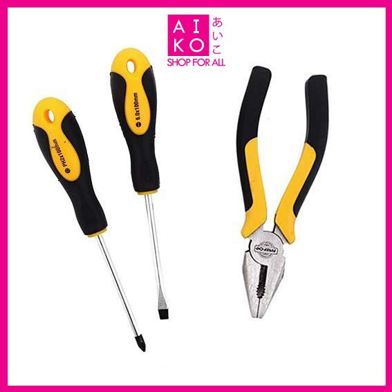 (AIKO) FIREFOX PROFESSIONAL COMBINATION TOOL SET 3 PCS TOOL , SCREW ...