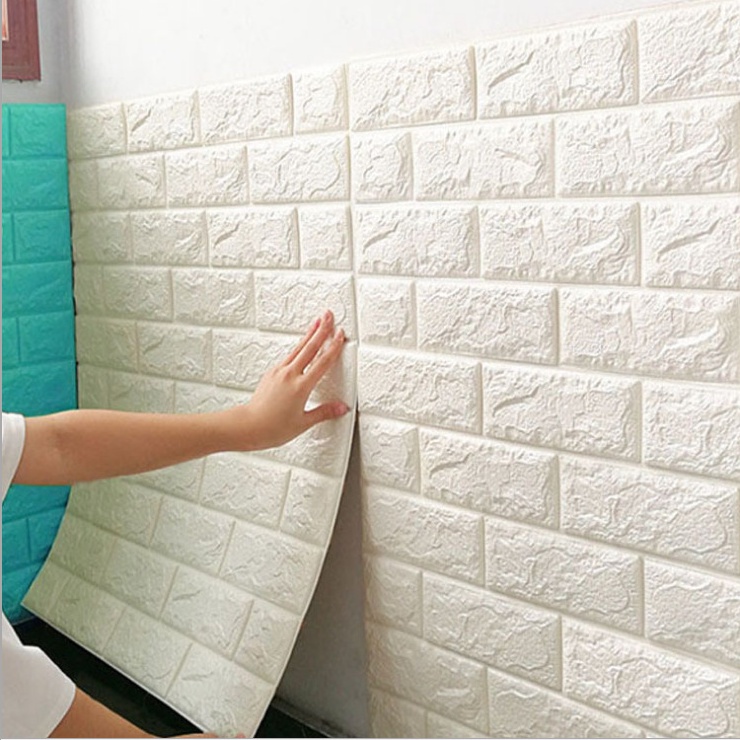 (Ready Stock）3D Wallpaper dinding for bedroom adhesive wall decor Foam ...