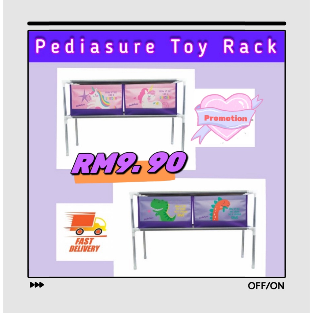 Pediasure 2-Tier Stackable Shelf Rack With Organizer Pediasure Rack ...