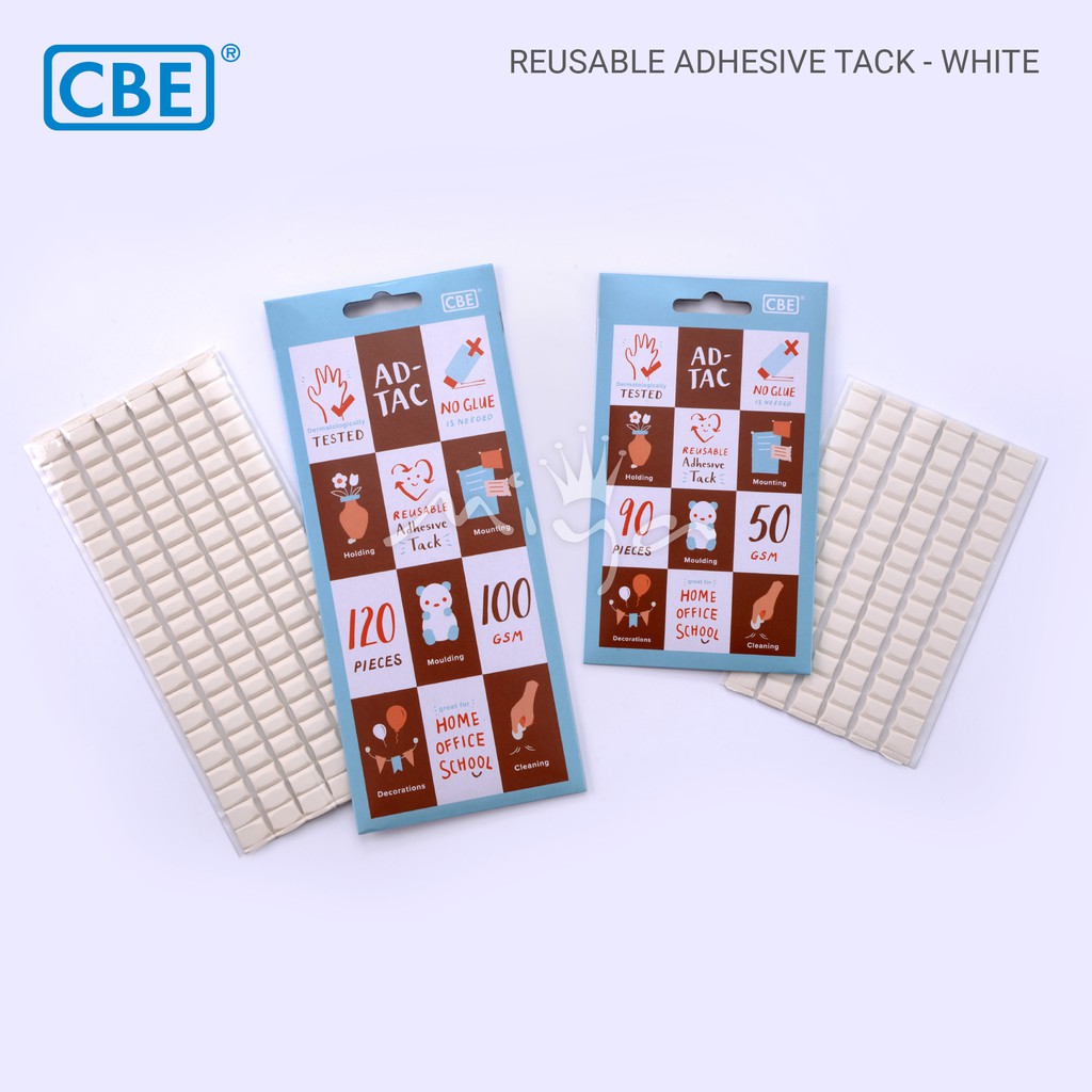 CBE AD-TAC Multi-purpose Reusable Adhesive Tack Glue Sticker ...