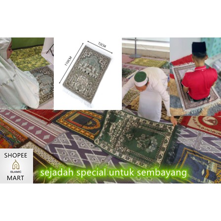 【MUSLIM SEJADAH MASJID】SOLAT SEMBAYANG ISLAMIC KARPET ISLAM Prayer Mat ...