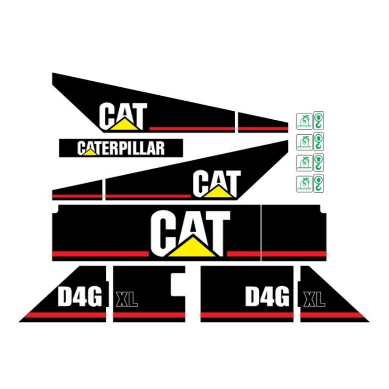 Caterpillar cat D4G Dozer Sticker | Shopee Malaysia