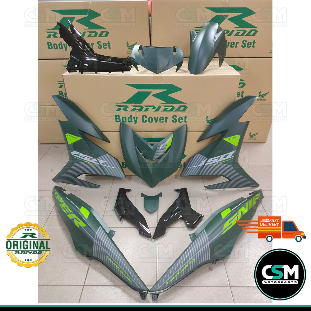 [READY STOCK] Coverset Bodyset Yamaha SNIPER Y15 Y15ZR V1 V2 Yellow ...