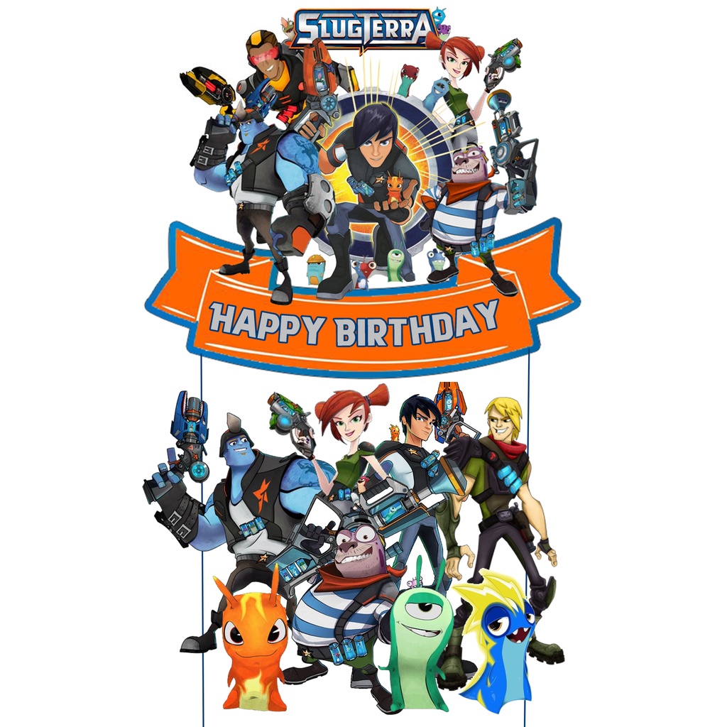 SLUGTERRA CAKE TOPPER | Shopee Malaysia