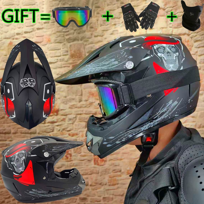 Motorcycle Helmet Motorcross Off-road Helmets ATV Dirtbike Downhill ...