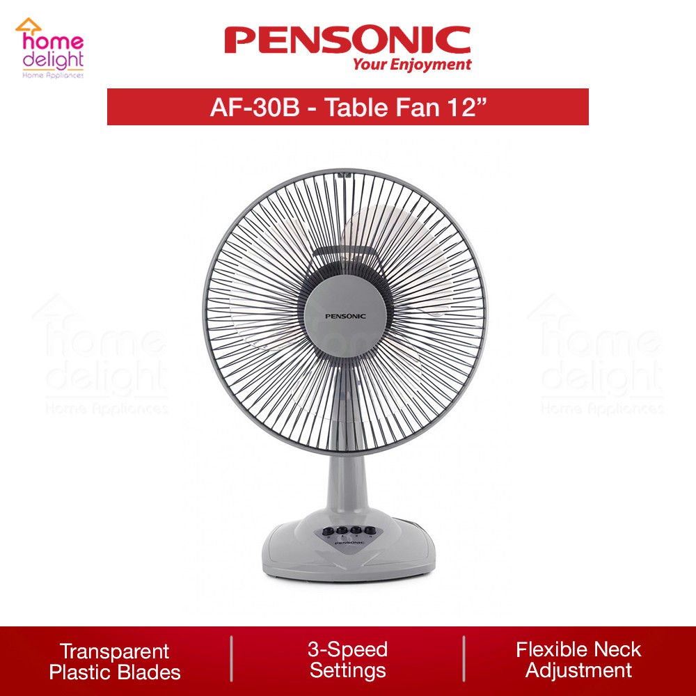 Pensonic Table Fan 12" [ AF-30B / AF30B ] | Shopee Malaysia