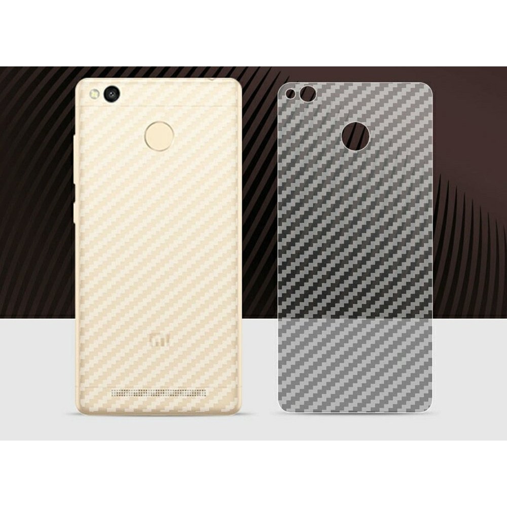 🔥WHOLESALE🔥 XIAOMI MI 3 4 5 / REDMI 2 3S BACK CARBON STICKER | Shopee ...