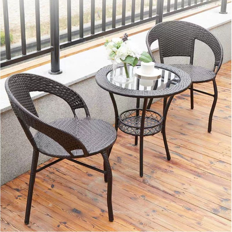 🔥 READY STOCK MEJA Kopi rotan set 2 kerusi dan 4 kerusi set Coffee ...