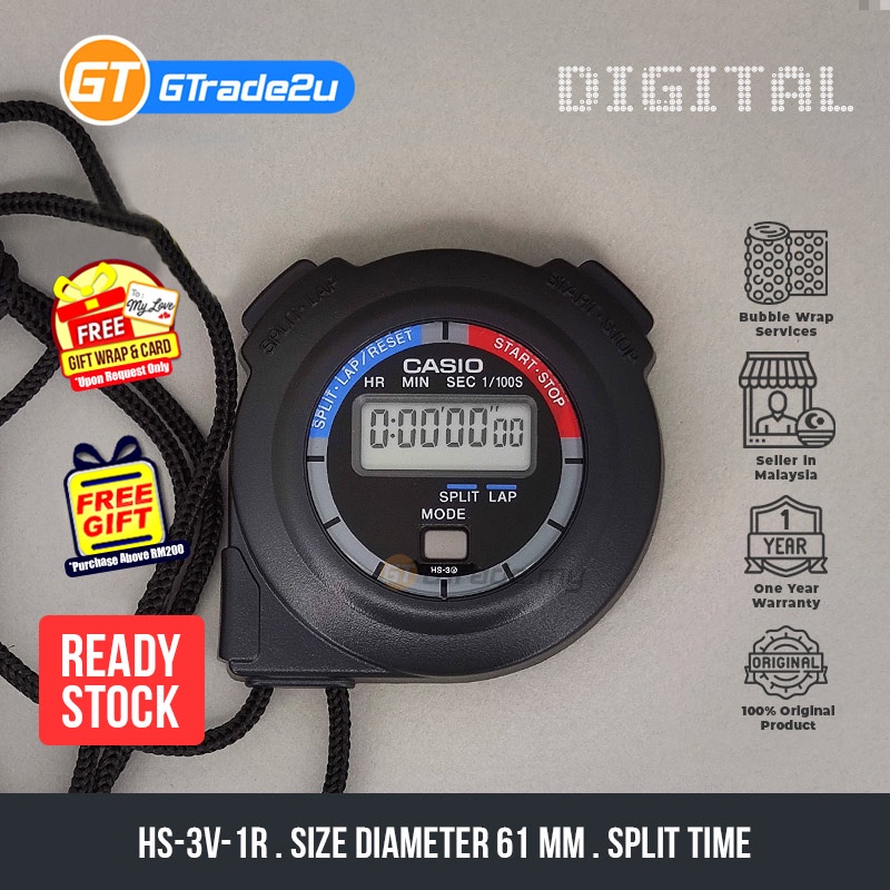 Original HS-3V-1R HS-3V-1 HS3V-1R Sports Track Field Digital Stopwatch ...
