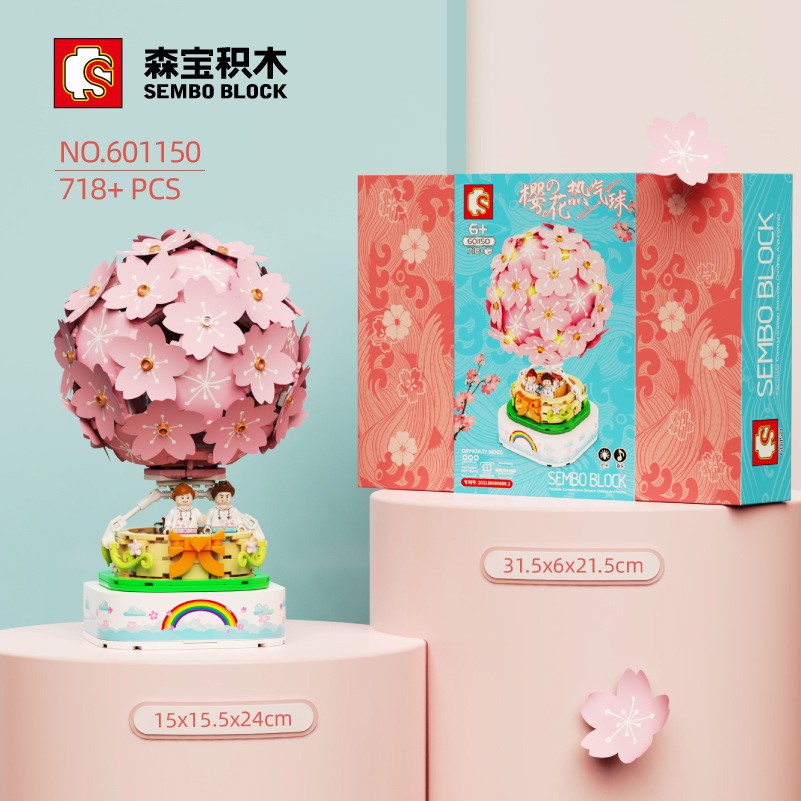 Brand new lego S Sakura ballon with light and music box | Shopee Malaysia