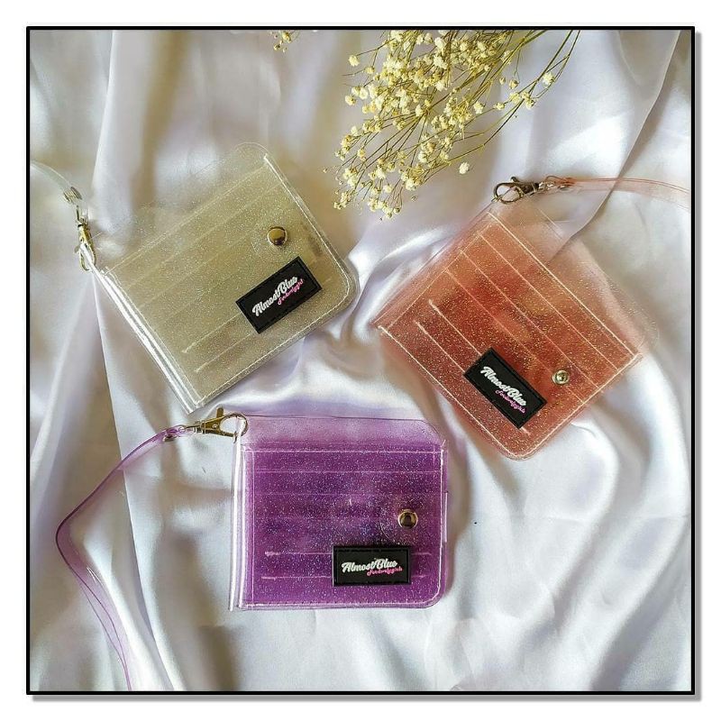 Almost Blue Kpop BTS Transparent Wallet Polaroid Photocard Card Wallet ...