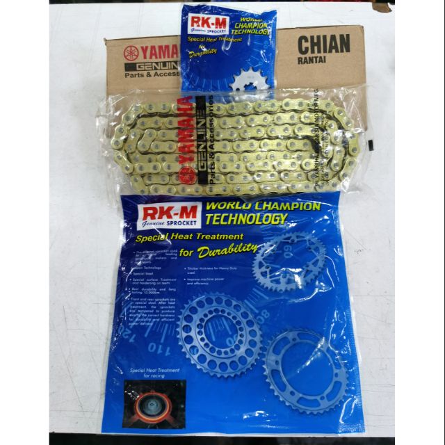 Y15ZR SPROCKET RKM CHAIN YAMAHA 428HO SET | Shopee Malaysia