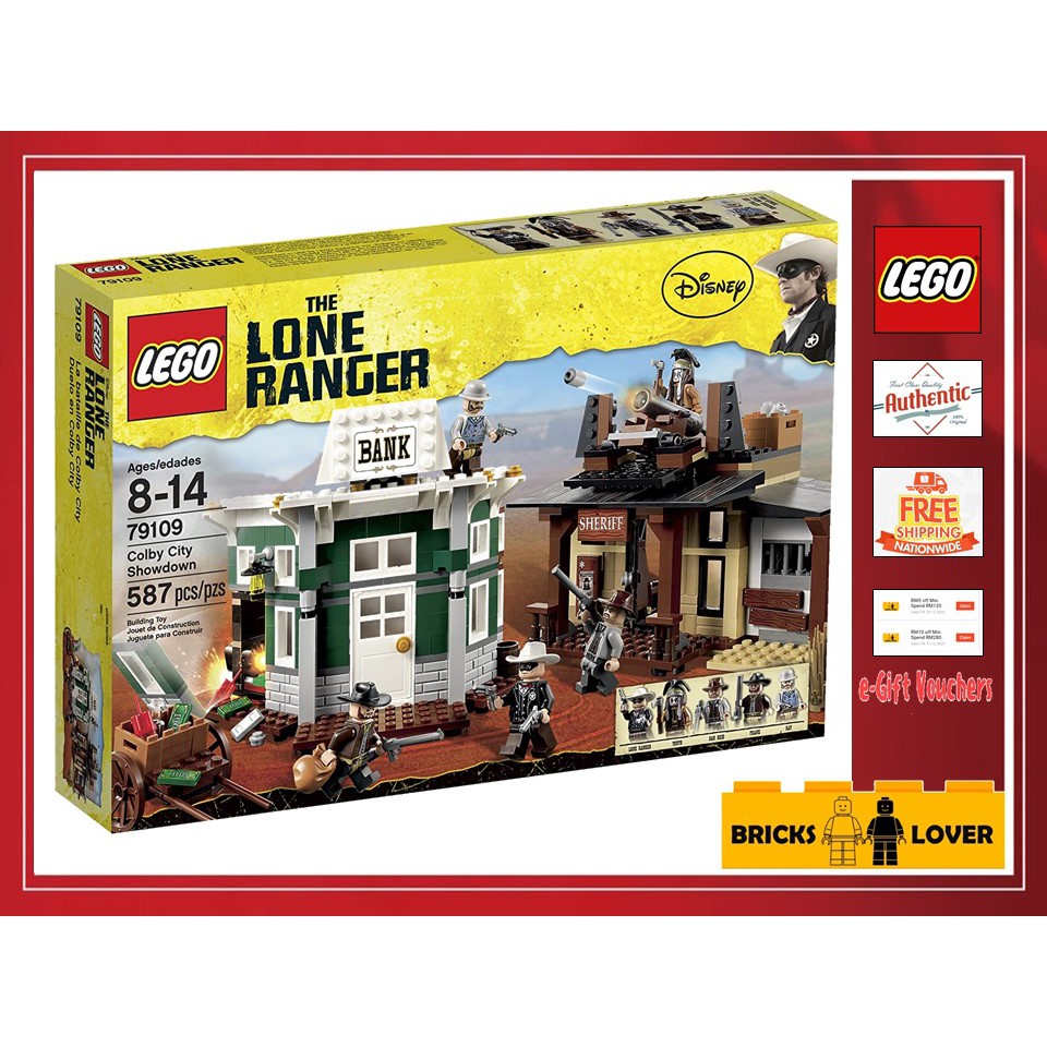 Lego 79109 {Bricks_Lover} The Lone Ranger - Colby City Showdown (100% ...