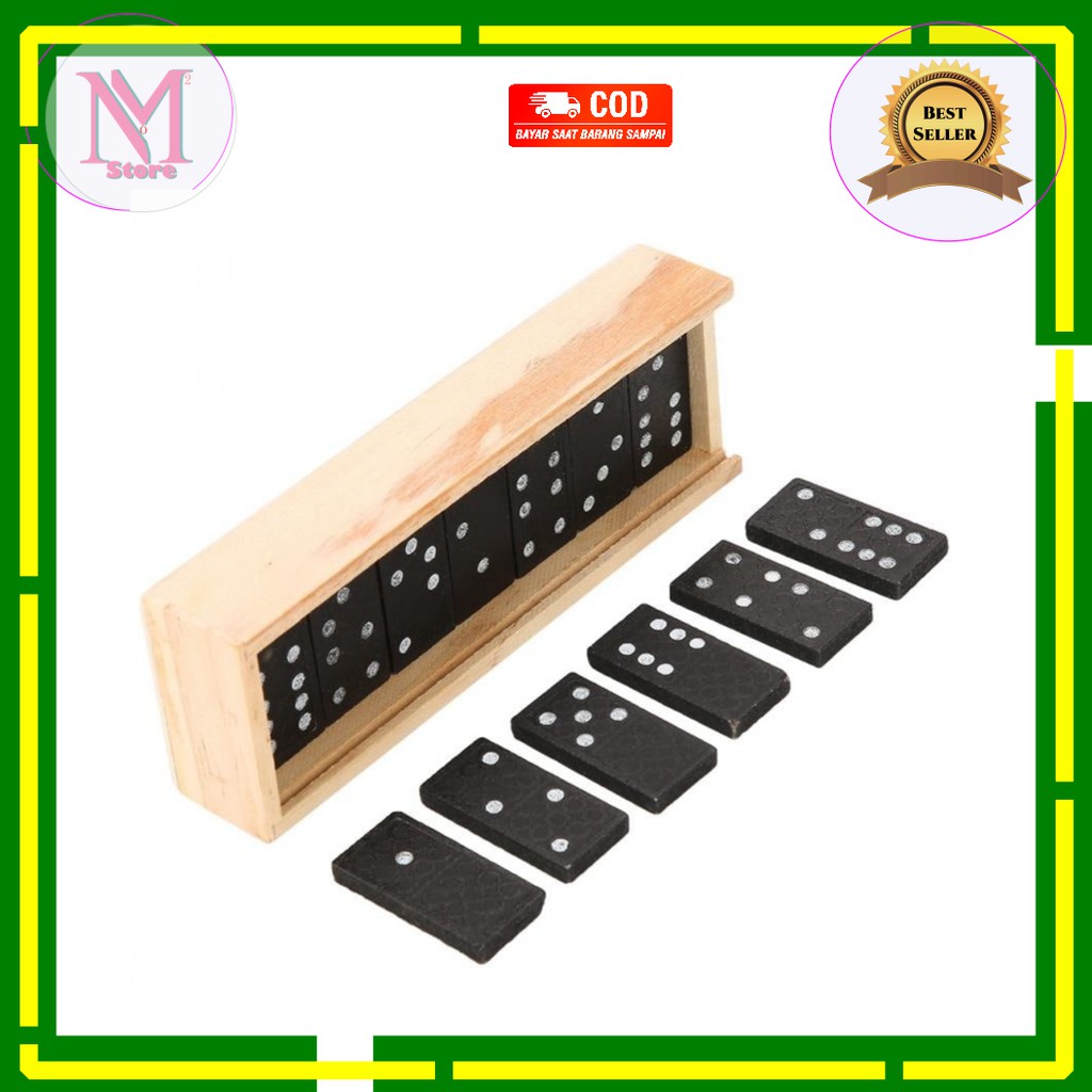 Domino Gaple Wooden Board Game Toy | Shopee Malaysia