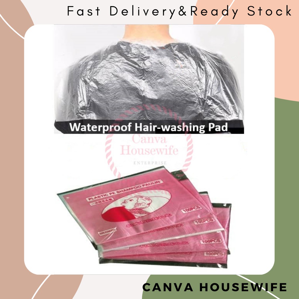 Disposable Waterproof Hair Washing Pad (100pcs) | Shopee Malaysia