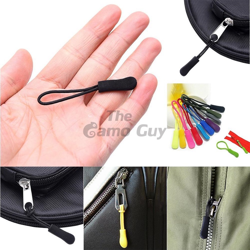 Micro Nylon Zipper Pull Replacement Bag Backpack Jacket Non-slip Zip ...
