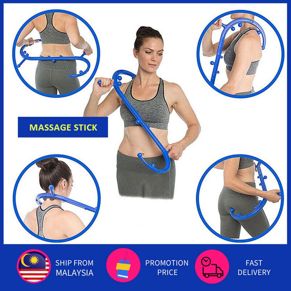 FODAZONE Portable Fortable Trigger Point Self Massage Stick Theracane ...