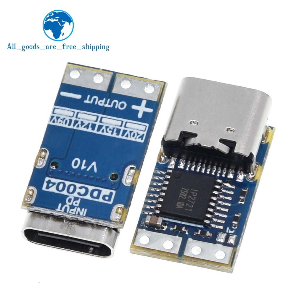 Type-C PD decoy module PD2.0 PD3.0 to DC DC trigger extension cable QC4 charger 9V 12V 15V 20V ...