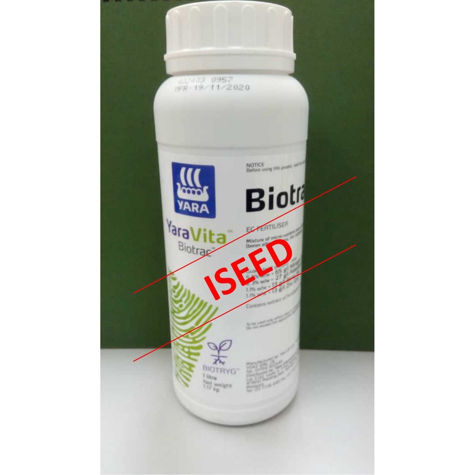 YaraVita Biotrac 1L Biostimulant Seaweed Alga Foliar Fertilizer ...