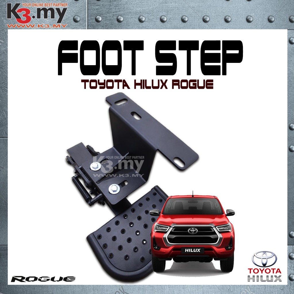 Toyota Hilux Rogue Retractable Back 4x4 Rear Foot Step T-Step Bed Step ...
