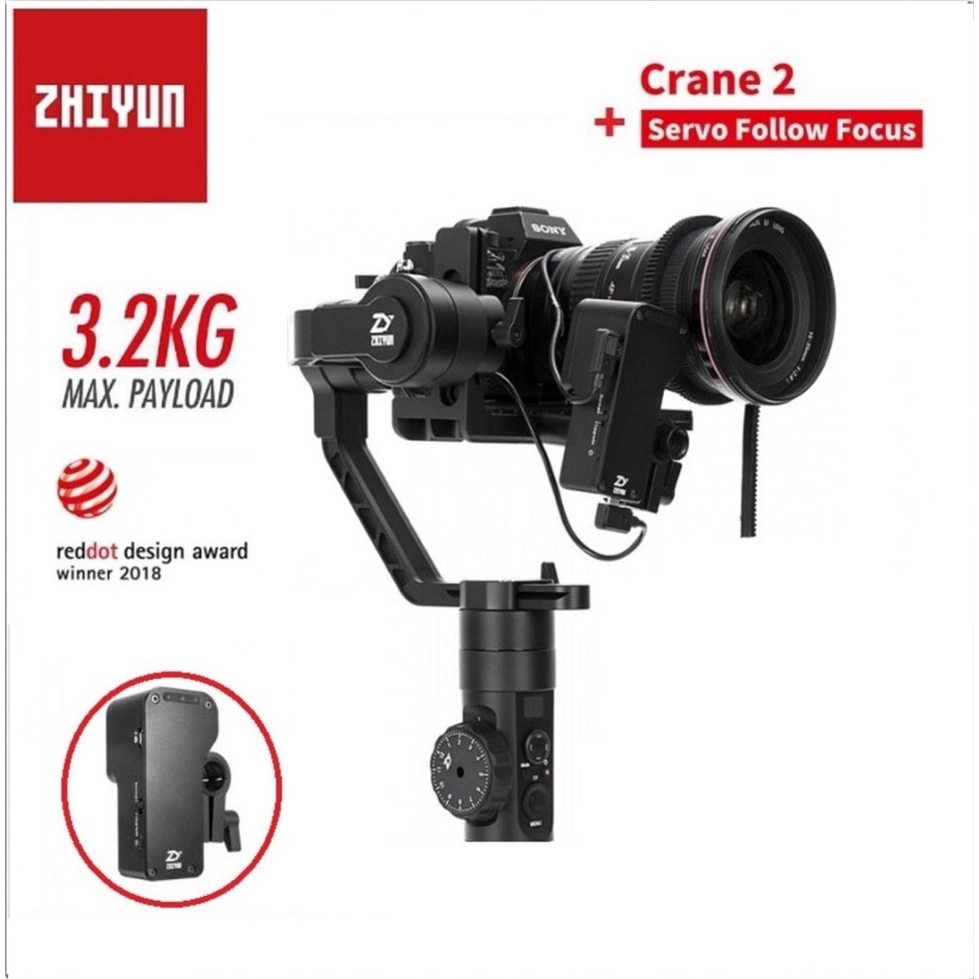 Zhiyun Crane 2 with Servo Follow Focus (Ready Stock) | Shopee Malaysia