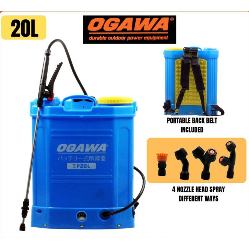FULL SET Pump Racun Bateri OGAWA BATERI TONG SPRAY RACUN SAWAH KEBUN ...