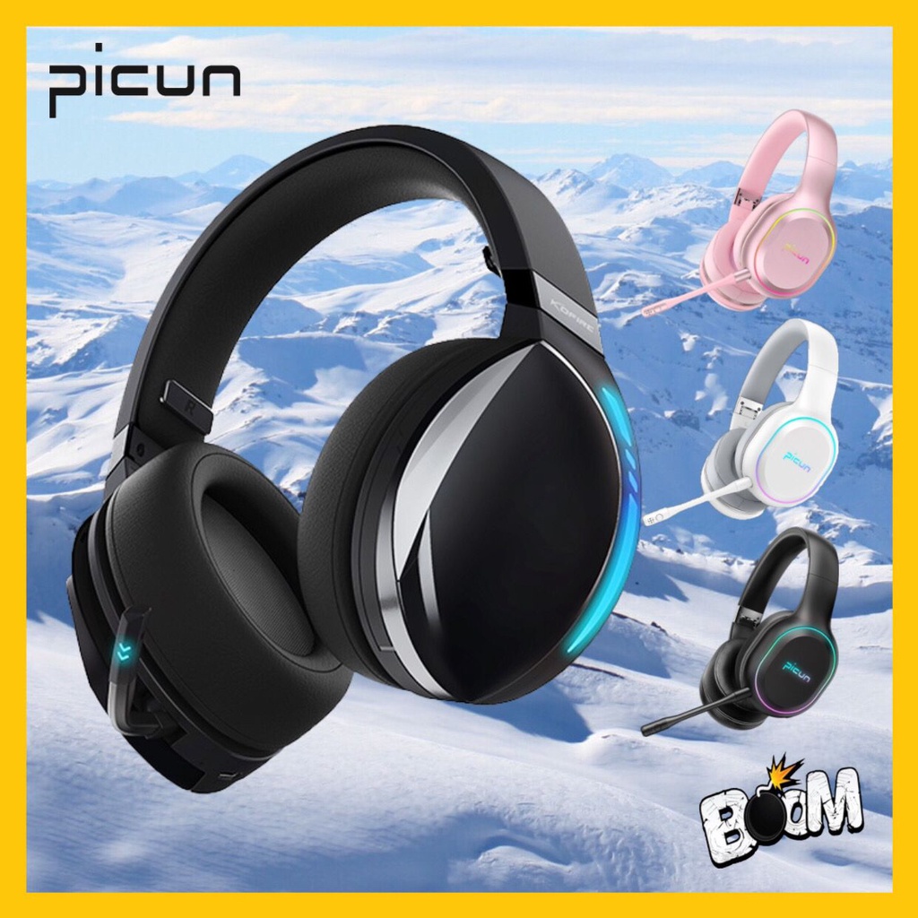 PICUN P80X/UG-05/BG-06/UG-06 Gaming Headset Dual Mode Wireless ...