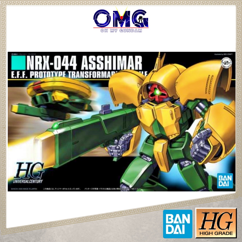 Bandai HGUC NRX-044 Asshimar 60781 HG Universal Century Asshimar 1/144 NRX044 Asshimar HG Gundam ...