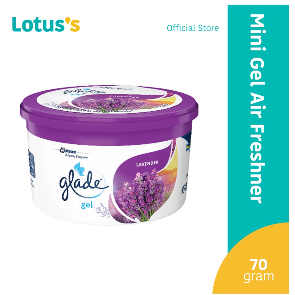 Glade Mini Gel Lavender 70g | Shopee Malaysia